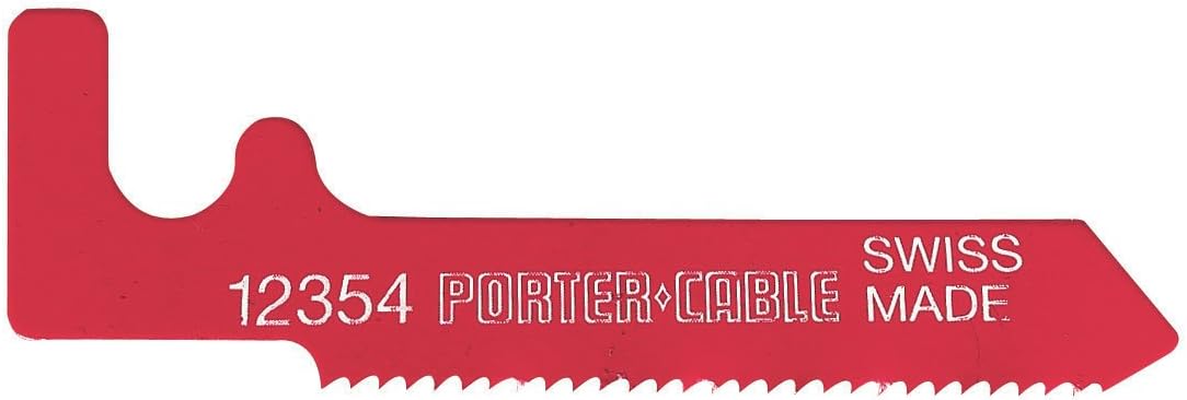 Porter Cable #12357-5, 3" x 10 TPI Smooth Scrolling Blade, (5 Pack ...