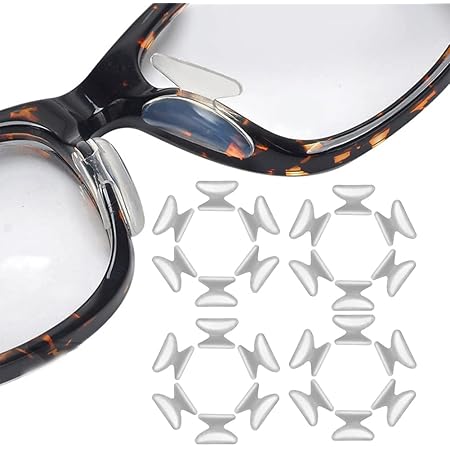 Amazon.com: Eyeglass Nose Pads, Soft Silicone Adhesive Air Chamber ...