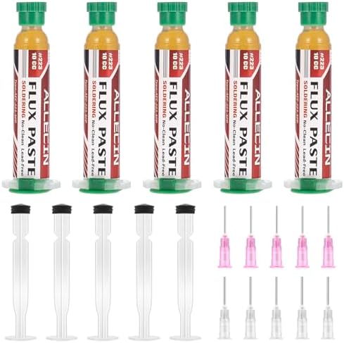 Essmetuin No Clean Soldering Flux Paste(4Pack), Solder Flux For Electronics Soldering, Tin ...