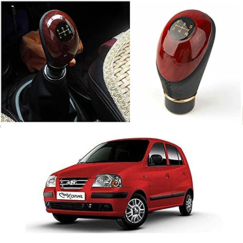 Olmeo Black and Wood Gear Knob/Gear Shift Knob for Hyundai Santro Xing ...