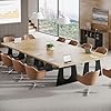Amazon.com: Tribesigns Large Conference Table, 70.9 Inches Rectangular ...