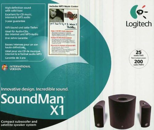 Logitech Soundman X1 Speakers: Keyboards: Amazon.com.au