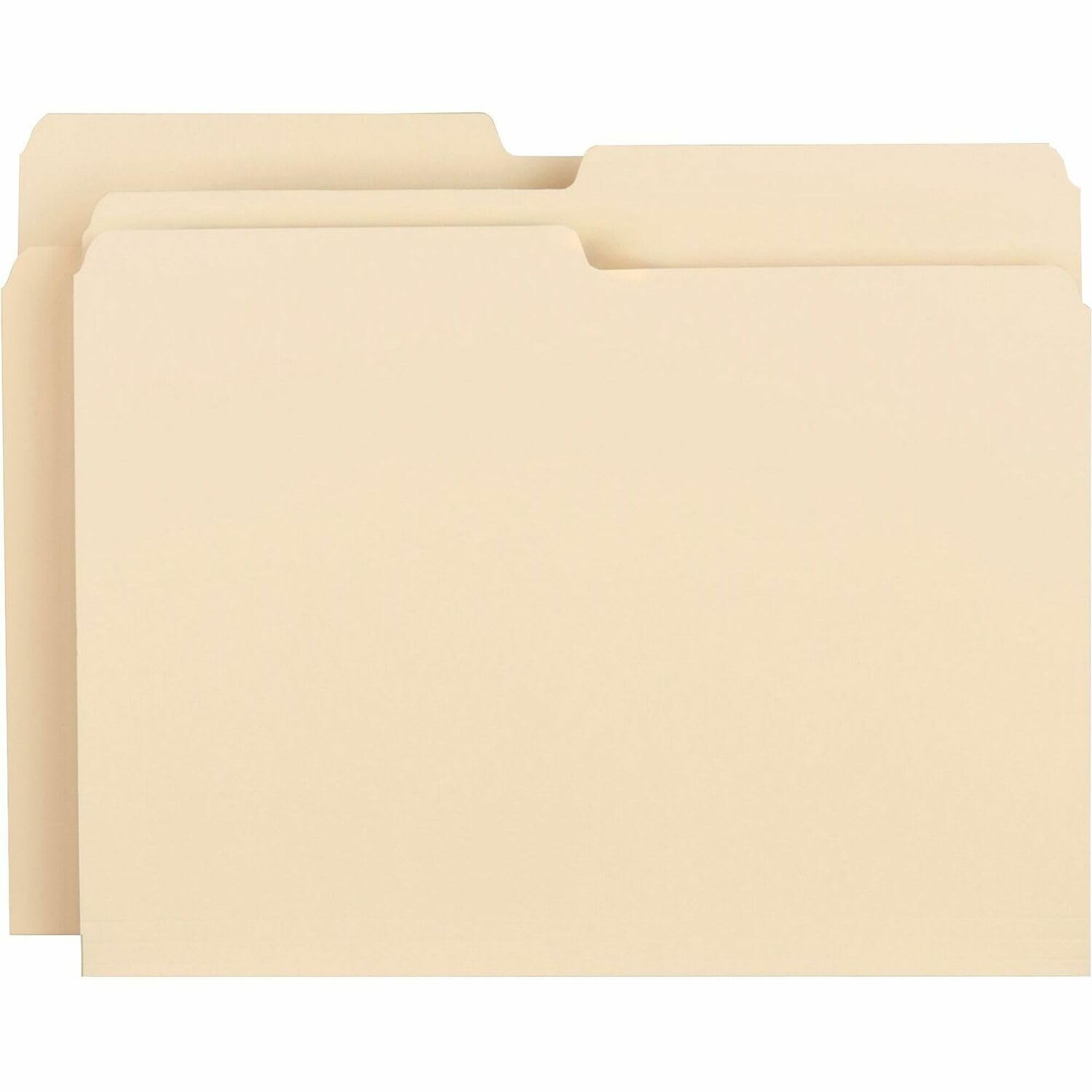 Amazon.com : Business Source 1/2 Cut Top Tab File Folders - Box of 100 ...