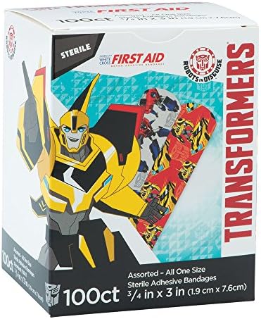 Amazon.com: Transformers Bandages - First Aid Supplies - 100 per Pack ...