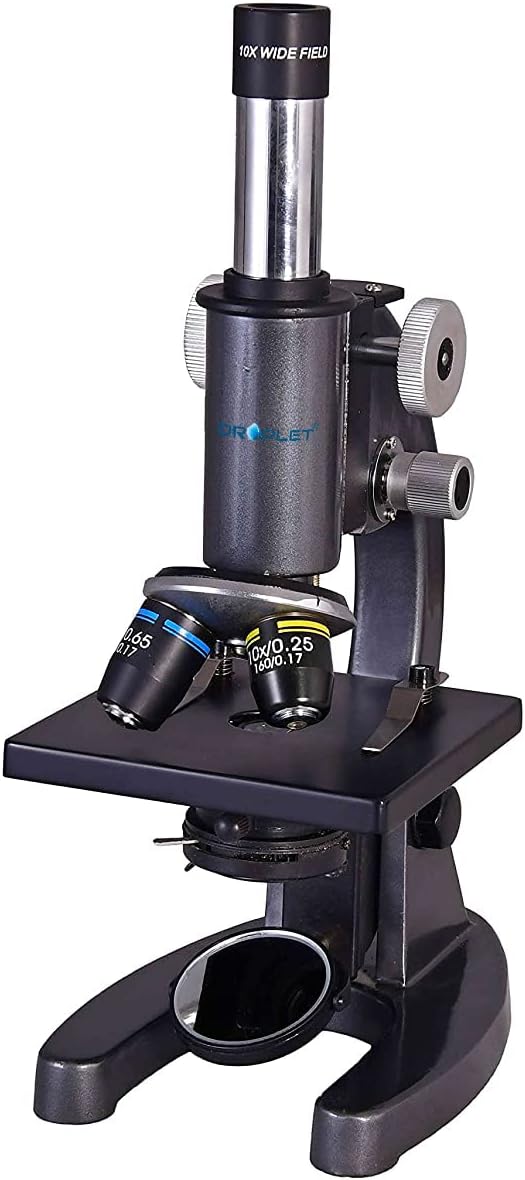 DROPLET DS10 Student Monocular Compound Microscope with Achromatic Lens ...