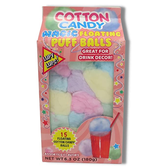 Amazon.com : Lupy Lups! Magic Floating Cotton Candy -It Floats! 6.3 oz ...