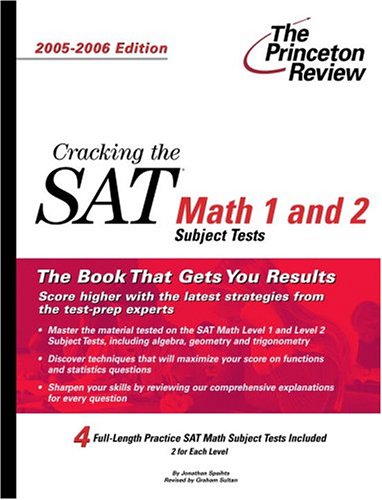 Amazon.com: Cracking the SAT Math 1 and 2 Subject Tests, 2005-2006 ...