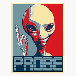 Amazon.com - Alien Paul With Text Vinyl Window Bumper Sticker Decal 5"