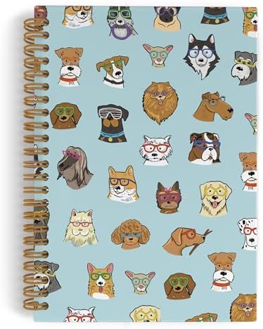 Amazon.com : NEGIGA Dog Notebook, Dog Journal, Gifts for Dog Lovers ...