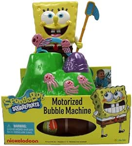 Amazon.com: Motorized Bubble Machine - SpongeBob : Toys & Games