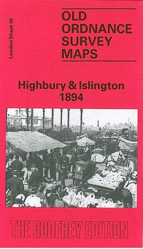 Old Ordnance Survey maps : Highbury & Islington 1894: Amazon.co.uk ...