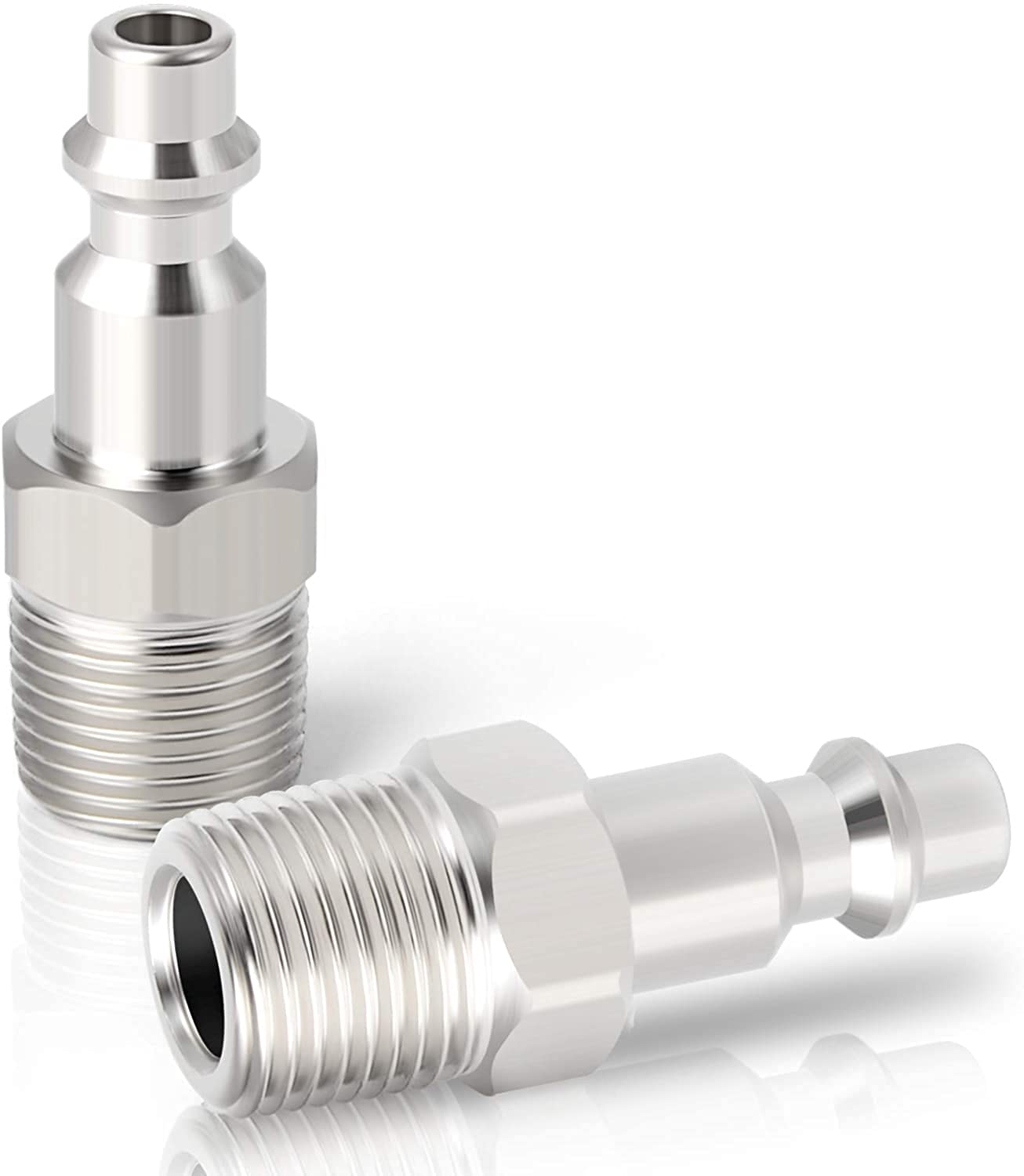 Snapklik.com : GASHER 3/8-Inch NPT Male Industrial Air Plug,1/4-Inch ...