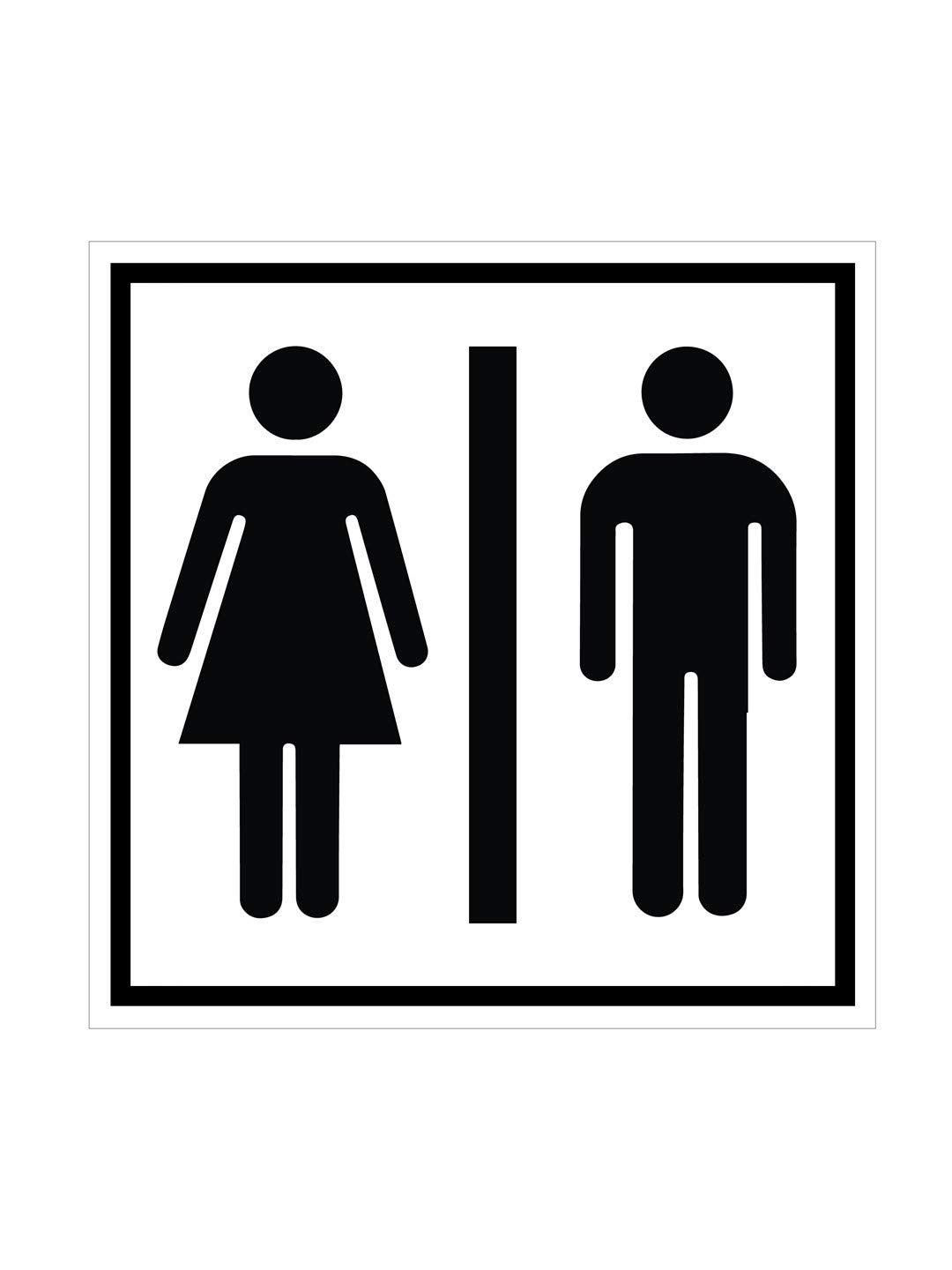 Buy 999Store restroom signage office supplies sunboard Restroom toilet ...