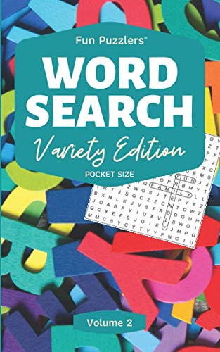 Word Search: Variety Edition Volume 2: 5" x 8" Pocket Size (Fun ...