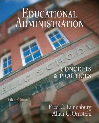 Educational Administration: Fred C./ Ornstein Lunenburg: Amazon.com: Books
