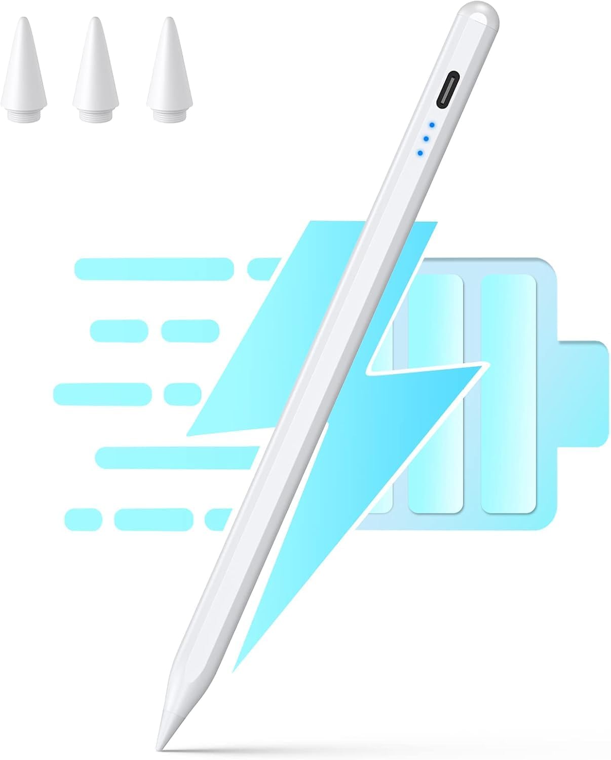 Amazon.com: Stylus Pen for iPad, Alternative to Apple Pencil USB-C, 13 ...