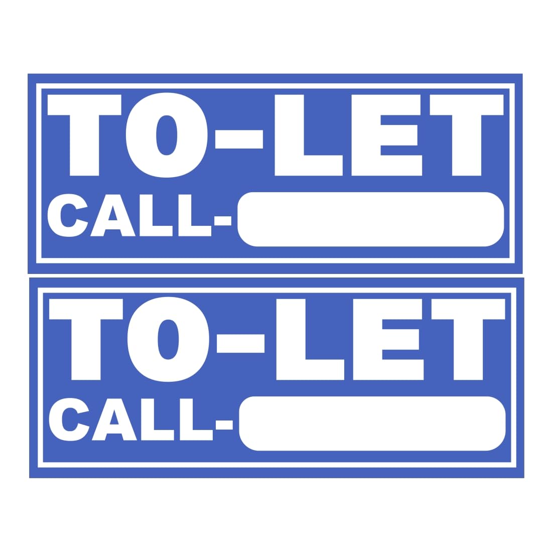 Ordershock To Let Sign Board Multicolor Sunboard 8x3.2 Inch : Amazon.in ...