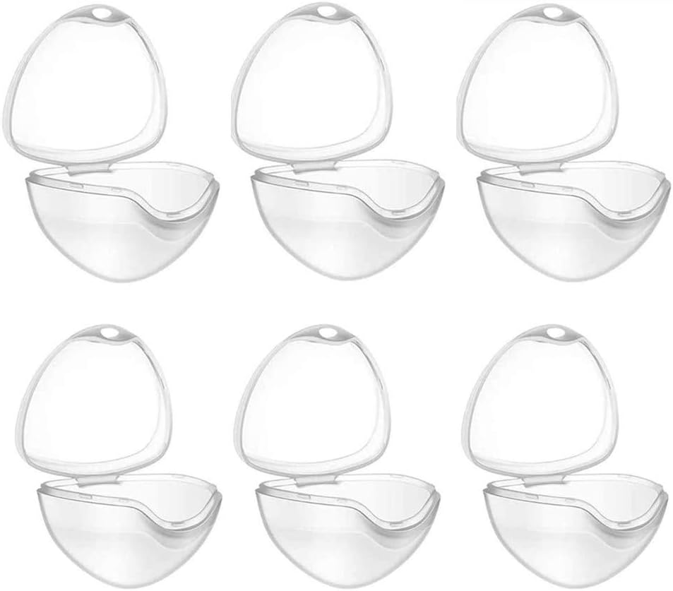 6PCS Baby Dummy Case Non Toxic Portable Nipple Shield Carrying Case ...