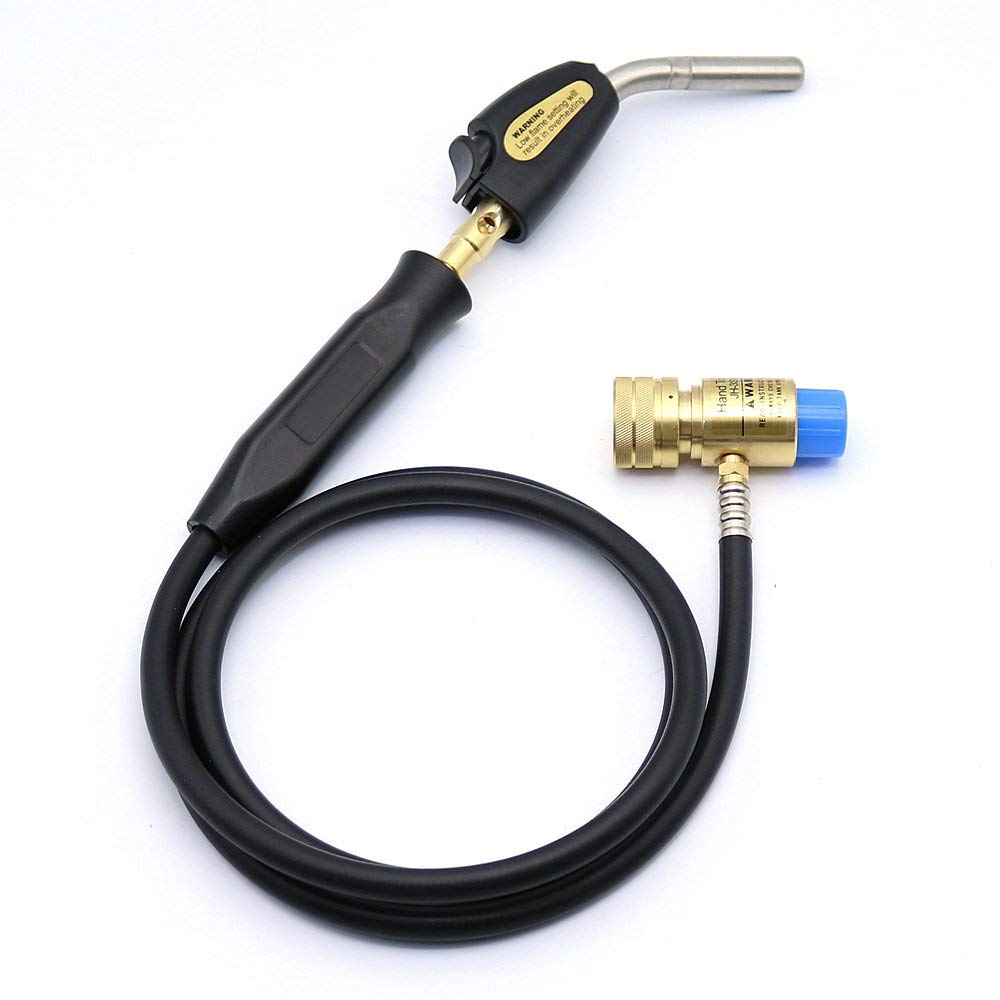 Mapp Gas Hand Torch Self Ignition Turbo Torch with Hose Welding ...