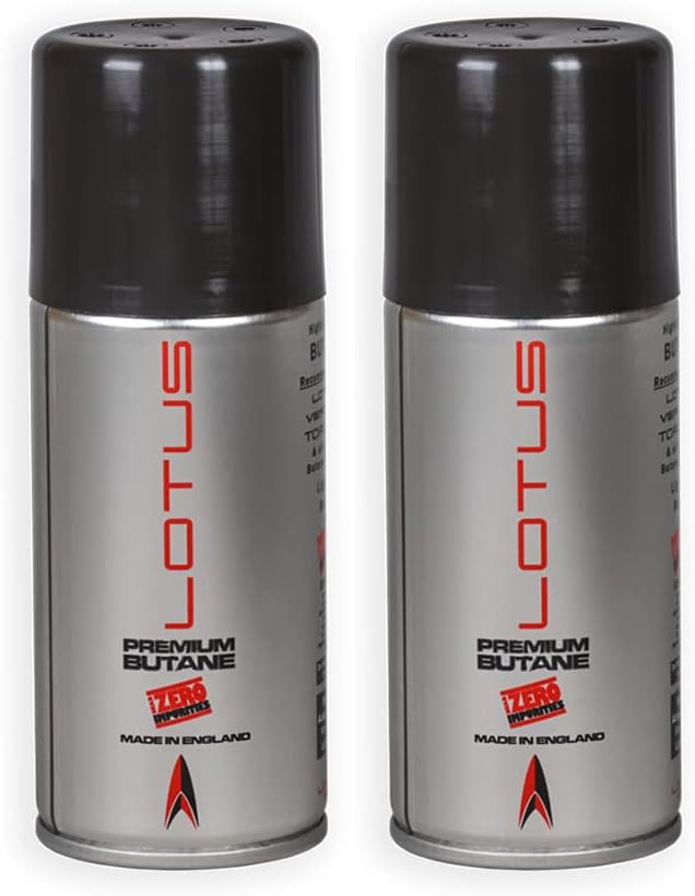 Amazon.com: Lotus Premium Butane Gas - 150mL (2 Pack) : Health & Household