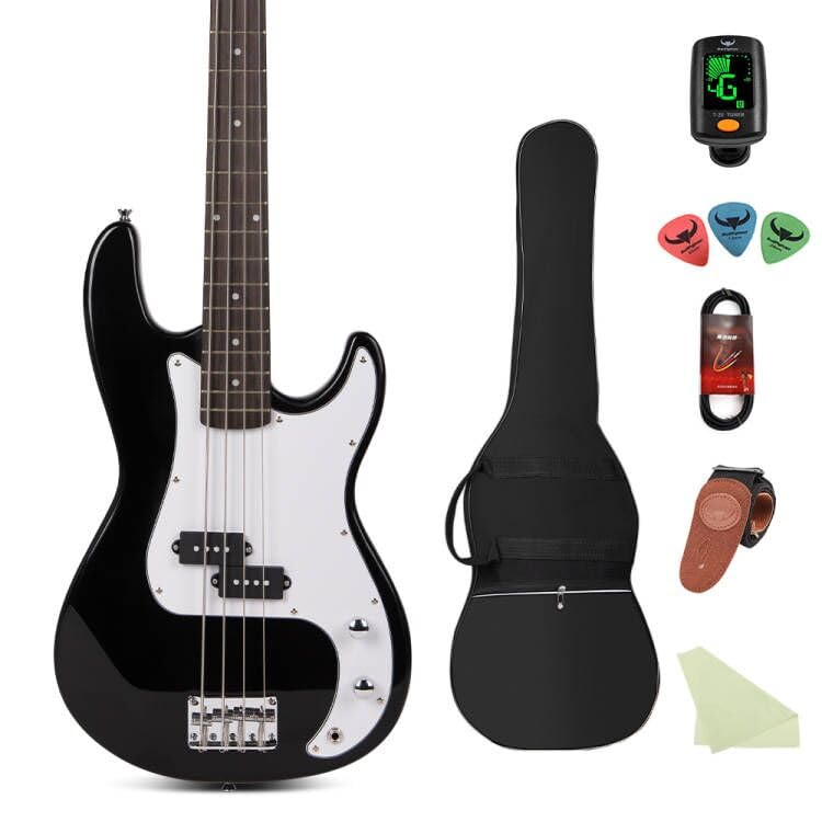 Amazon.com: Electric Bass Guitar 4 Strings Full-Size Standard Bass PB ...