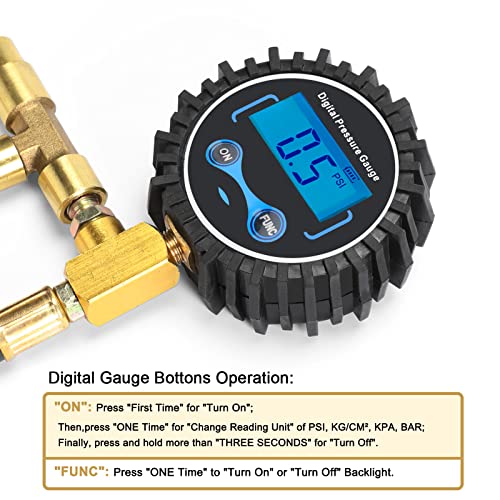 Snapklik.com : Fuel Pressure Gauge - Fuel Pressure Test Kit - Digital ...