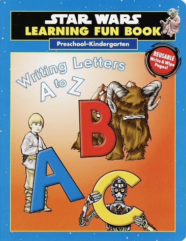 Amazon.com: Star Wars Learning Fun Book Writing Letters A to Z (Pre-K ...