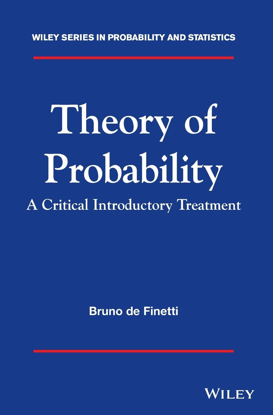 Amazon.com: Theory of Probability: A Critical Introductory Treatment ...