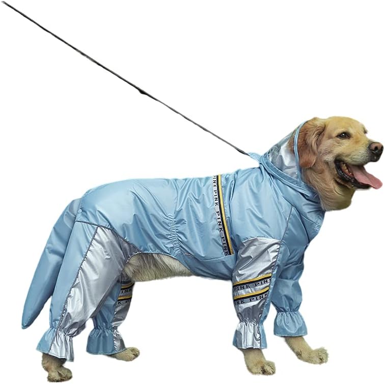 Amazon.com : Dog Raincoat Large Dog Golden Retriever Samoyed Labrador ...