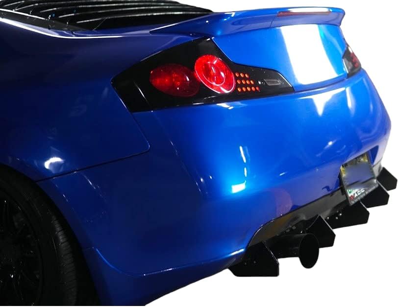 Amazon.com: Authority Motorsport Rear Diffuser 5 Piece Kit V1 ...