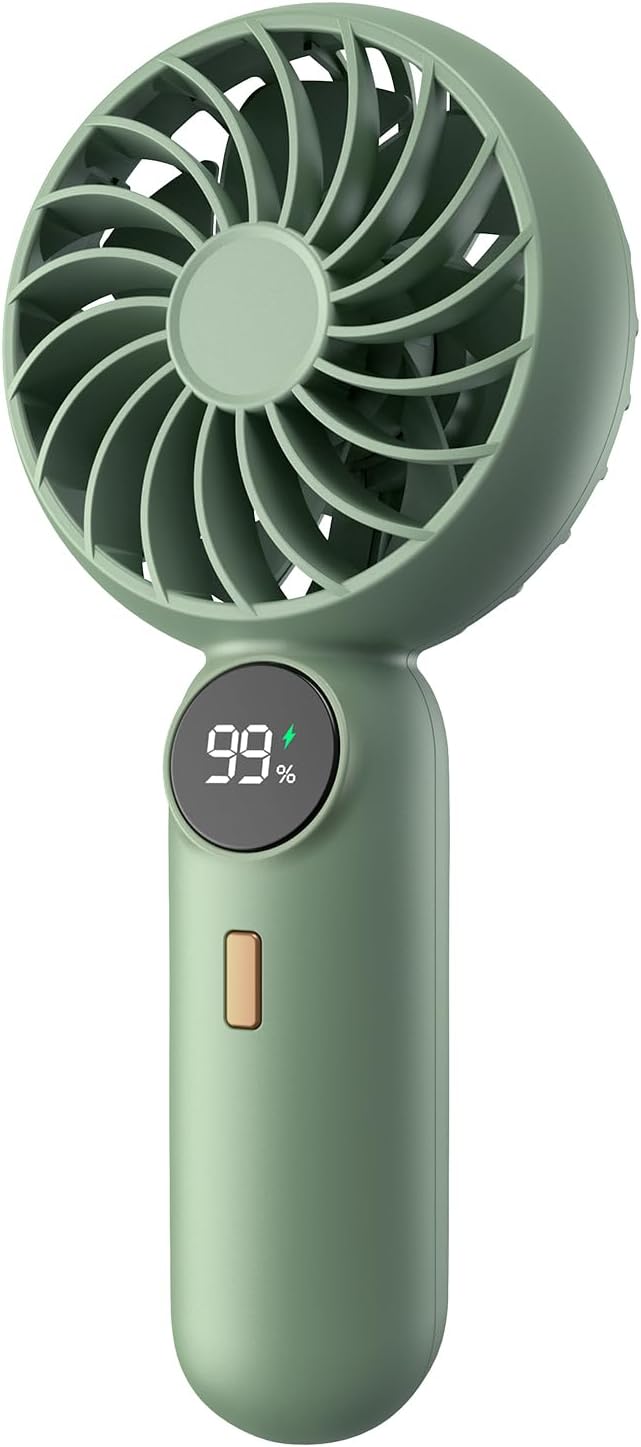 Amazon.com: SWEETFULL Mini Portable Fan - 3 Speed，USB Rechargeable, LED ...