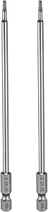HARFINGTON 2pcs H2.0 Hex Head Drill Bit Wrench 2mm Metric Flat Tip 1/4 ...