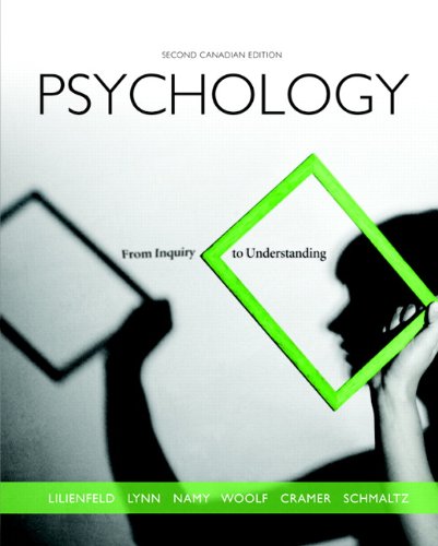 Psychology: From Inquiry to Understanding, Second Canadian Edition with ...