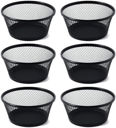 Amazon.com : 1InTheOffice Mesh Paperclip Holder for Desk, Paperclip ...