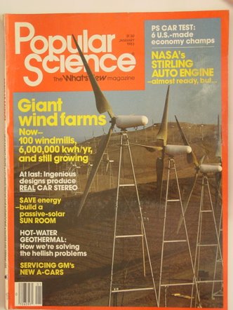 Popular Science Magazine: January 1983, Vol. 222, No. 1: Inc. Times ...