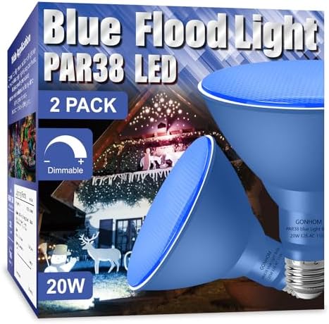 Amazon.com: PHILIPS PAR38 LED Flood Blue 3-Pack : Everything Else