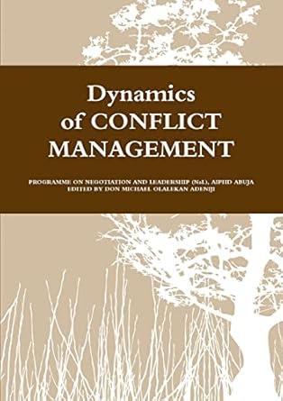 Buy Dynamics of Conflict Management I Book Online at Low Prices in ...