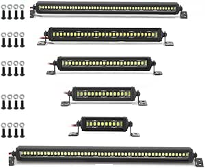 Amazon.com: WLYEJEA Super Bright RC Light Bar Roof Lamp Metal ...