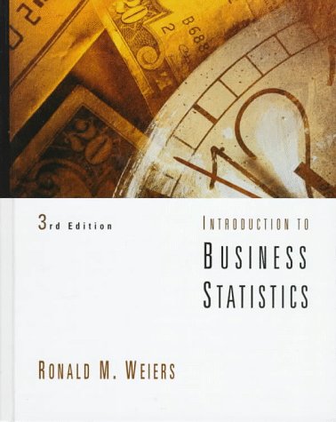 Introduction to Business Statistics: Weiers, Ronald M.: 9780534348922 ...
