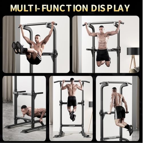 Pull Up Bar Power Tower Dip Bar Pull Up Stand Dip Station Multi ...