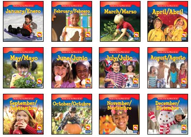 Months of the Year/ Meses Del Ano Complete Series (Months of the Year ...