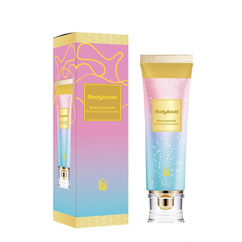 Amazon.com: BodyAccel Niacinamide Whitening Toothpaste Triple Whitening ...