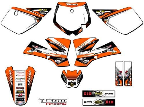 Amazon.com: Team Racing Graphics kit compatible with KTM 2002-2008 SX ...