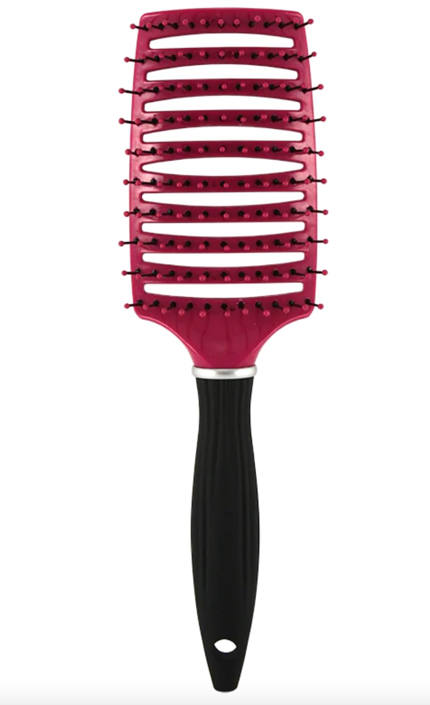 Amazon.com: Swissco Pro Ultra Curved Vent Hair Brush with Soft Touch ...