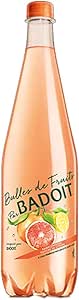 Badoit Bulles de Fruits Pamplemousse Touche de Citron 1L (pack de 6 ...