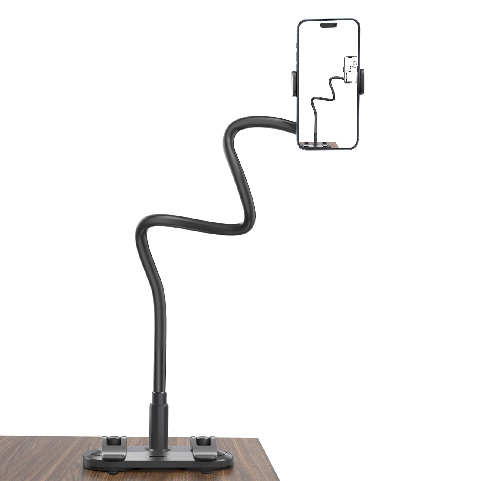 Amazon.com: CISID Gooseneck Phone Holder for Bed with Clamp, Adhesive ...