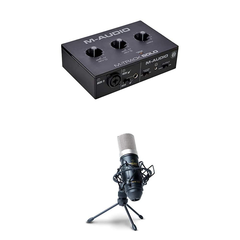 Buy M-Audio , Streaming and Podcasting Bundle – M-Track Solo USB Audio ...