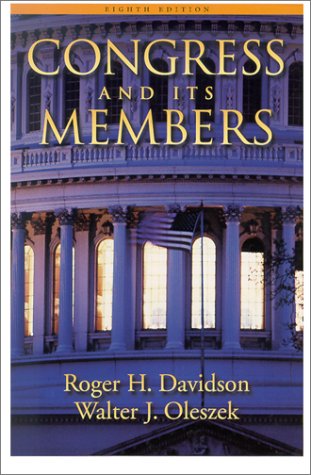 Amazon.com: Congress and Its Members, 8th Edition: 9781568026497 ...