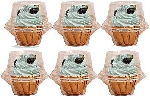 Amazon.com: Single Cupcake Boxes -Individual Cupcake Container - Single ...