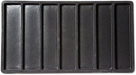 Amazon.com: Flocked Insert Standard Size 1x7 Black Jewelry Display ...